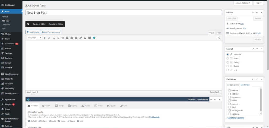 Adding Blog Posts – Fox Themes